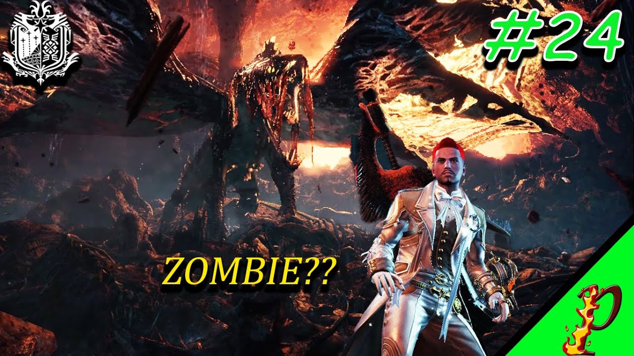 ZOMBIE?? MELAWAN ELDER DRAGON ZOMBIE VAAL HAZAK | MONSTER HUNTER WORLD ...