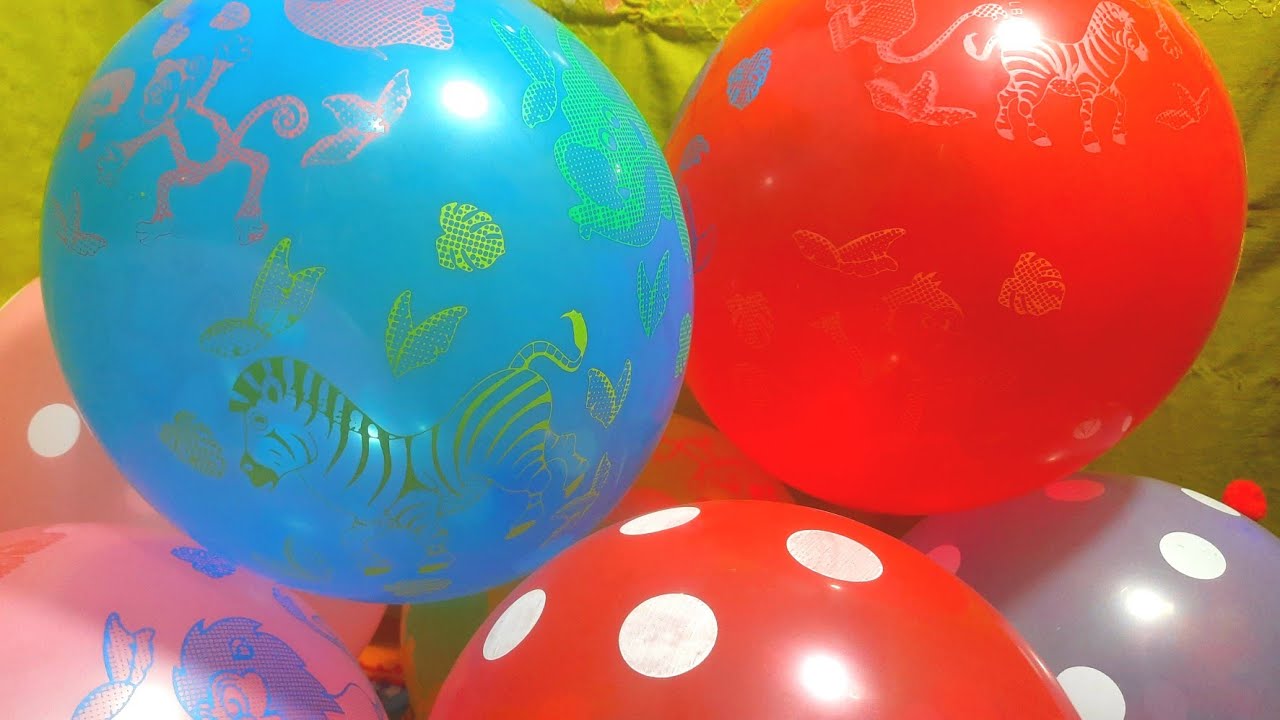 DECORATING FUN PUNCH BALLOON WITH STICKERS AND POPPING IT!!!EPISODE -55 ...