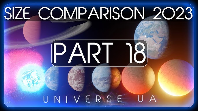 Universe Size Comparison Part Size Comparison Youtube