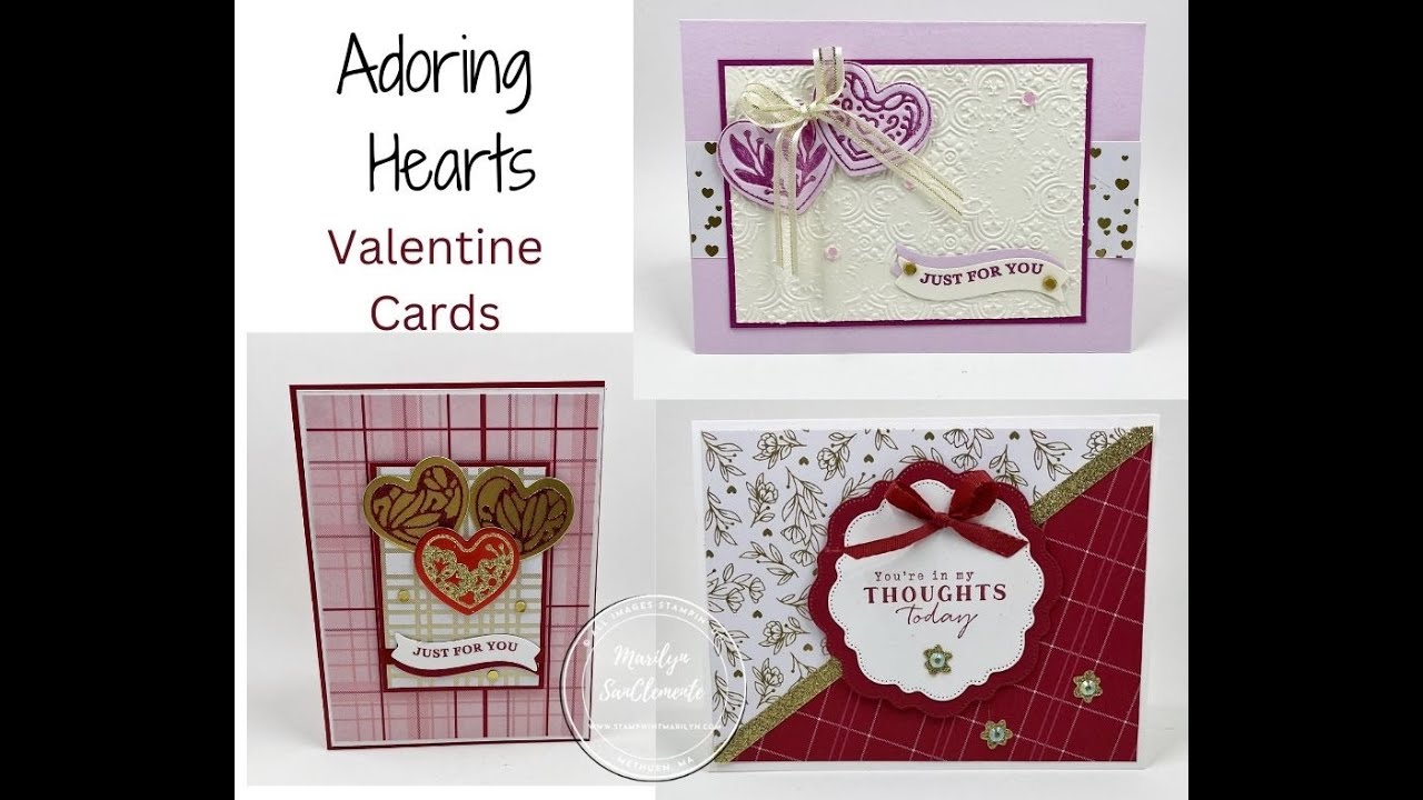 Check out the Adoring Hearts Embossing folder and dies! - YouTube