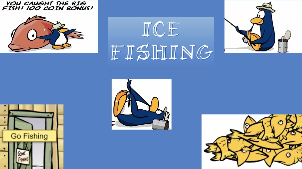 Club Penguin Origins (Ice Fishing + Beta/Christmas party ends) - YouTube
