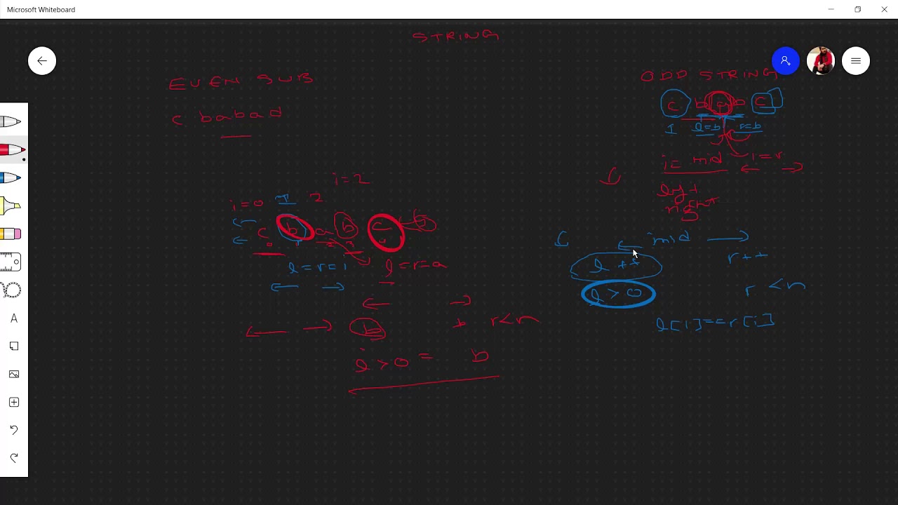 5 Longest Palindromic Substring Leetcode String Gfg C Youtube 5202
