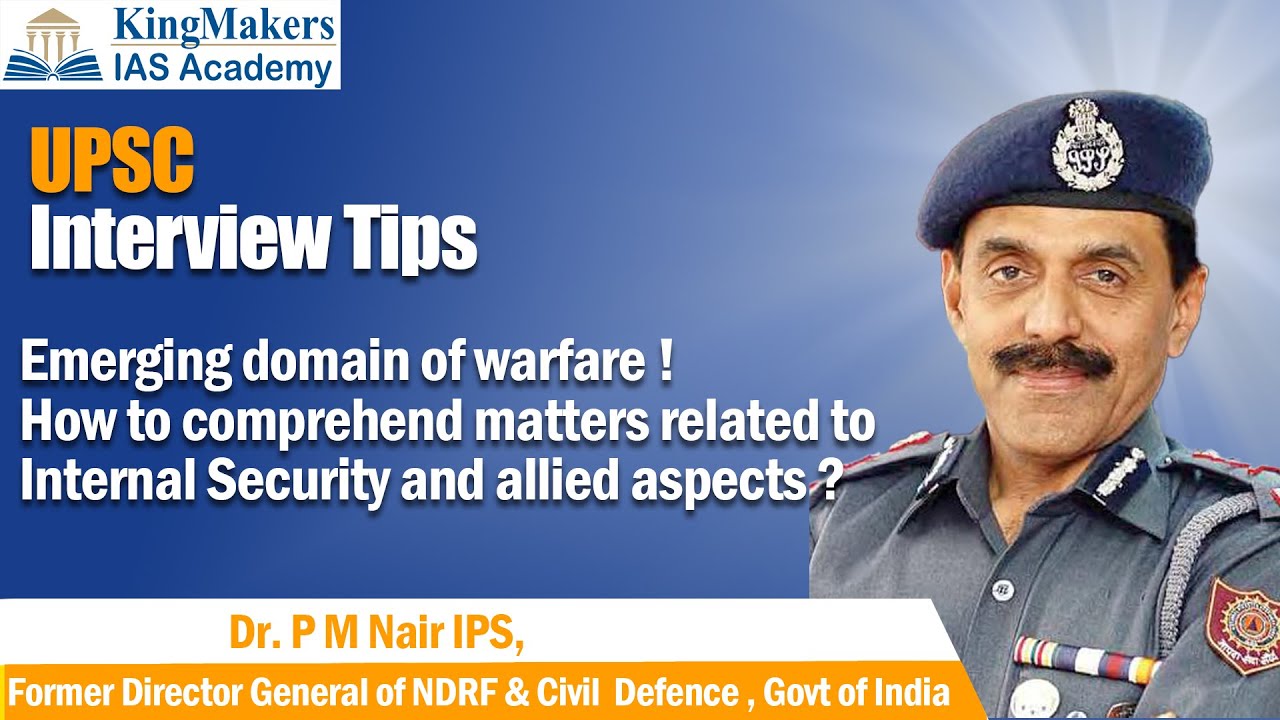 Challenges to Internal Security - Personality Test Module | Dr. P M ...
