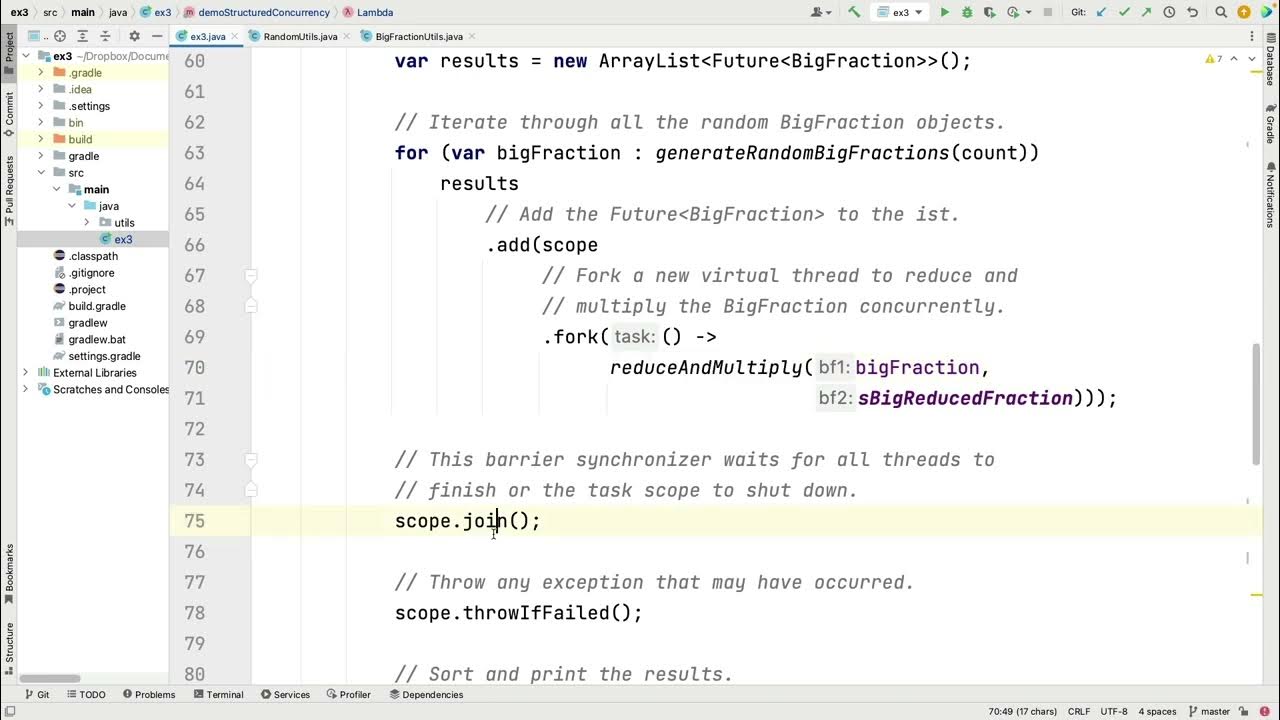 Applying Java Structured Concurrency: Case Study ex3 - YouTube