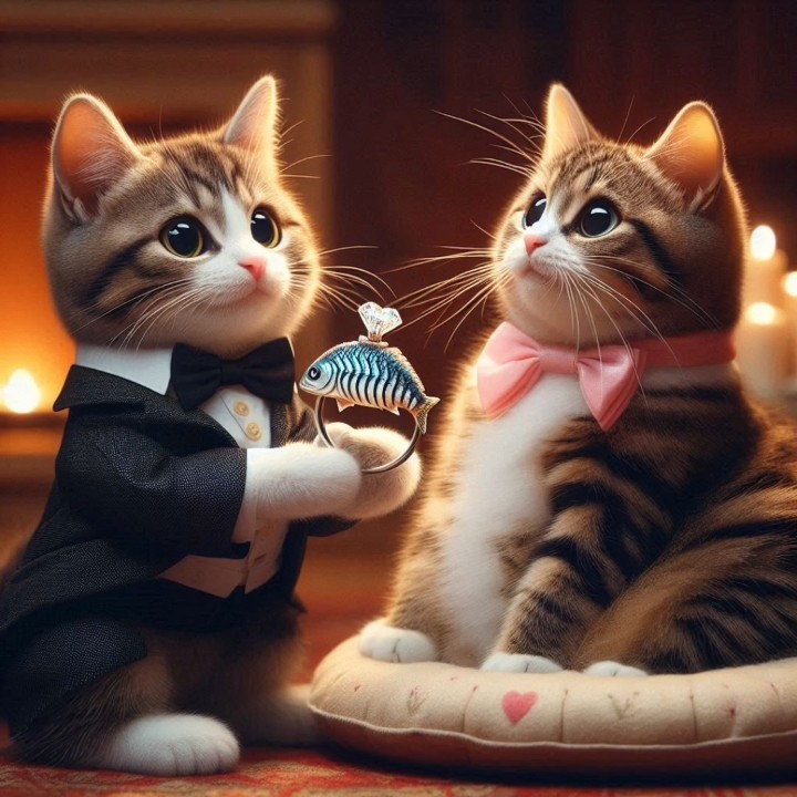 #cute #catlover #shortsvideo || cat proposing - YouTube
