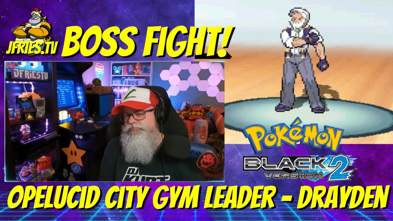 Highlight: Pokémon Black 2 - Opelucid City Gym Leader - Drayden - YouTube