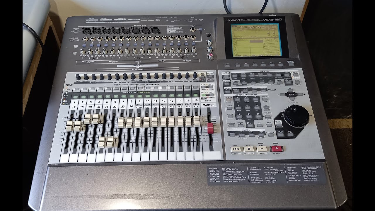 Roland vs-2480 - YouTube