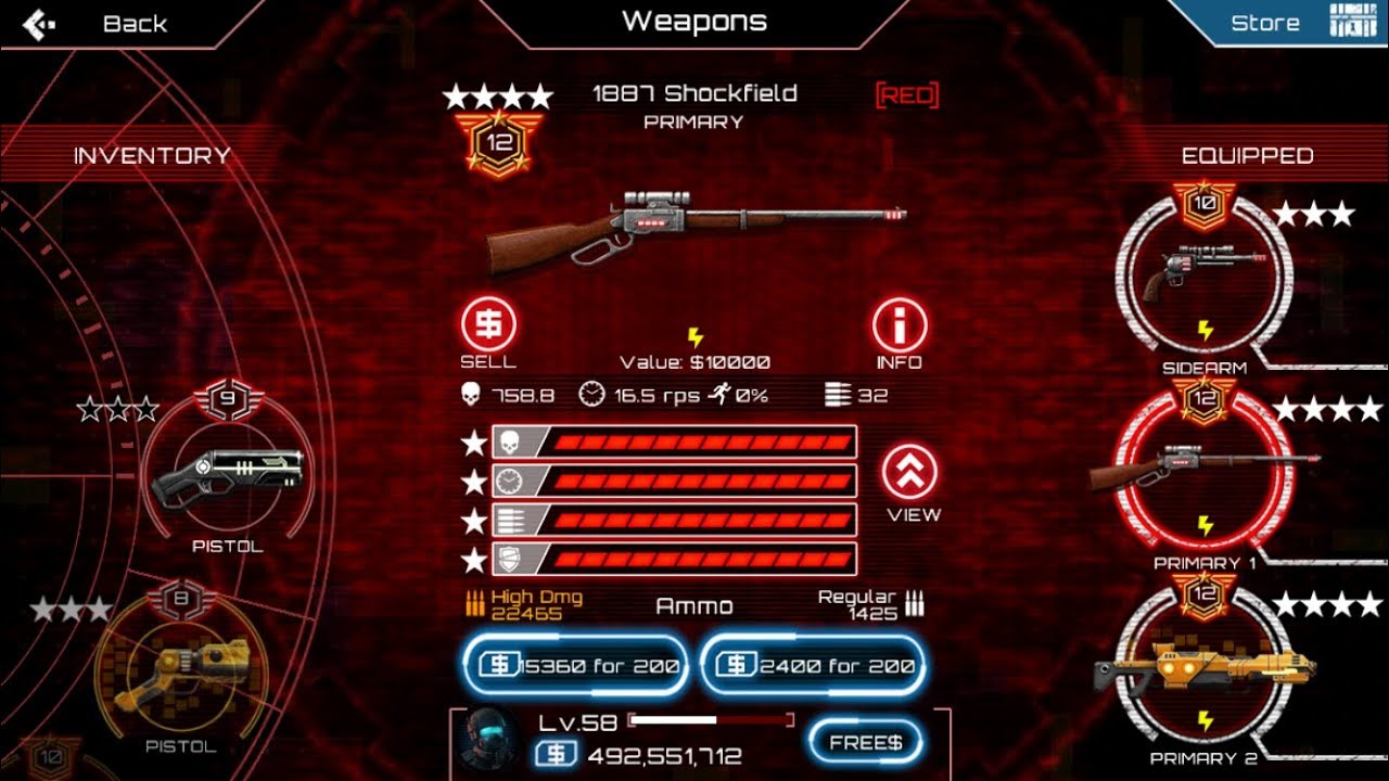 SAS 4 Mobile:Shock Field [RED] 12/4 MAXED - YouTube