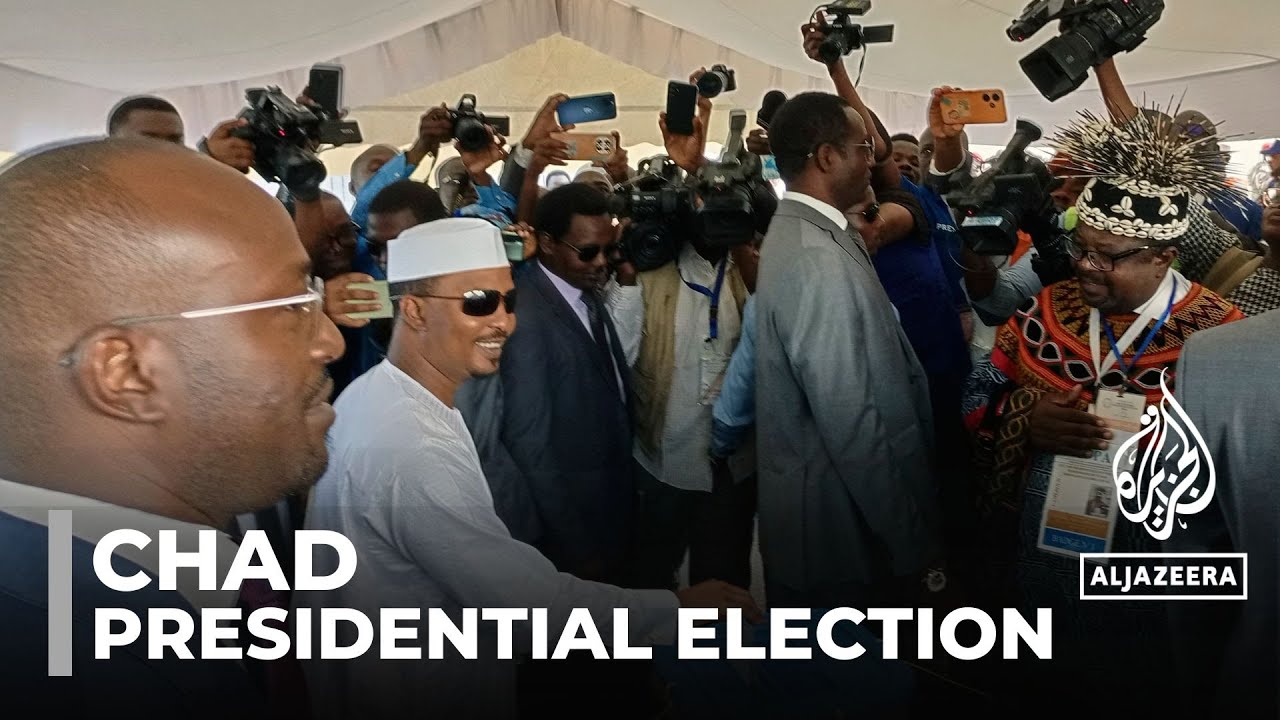 Chad election: Electoral body declares president Déby winner - YouTube