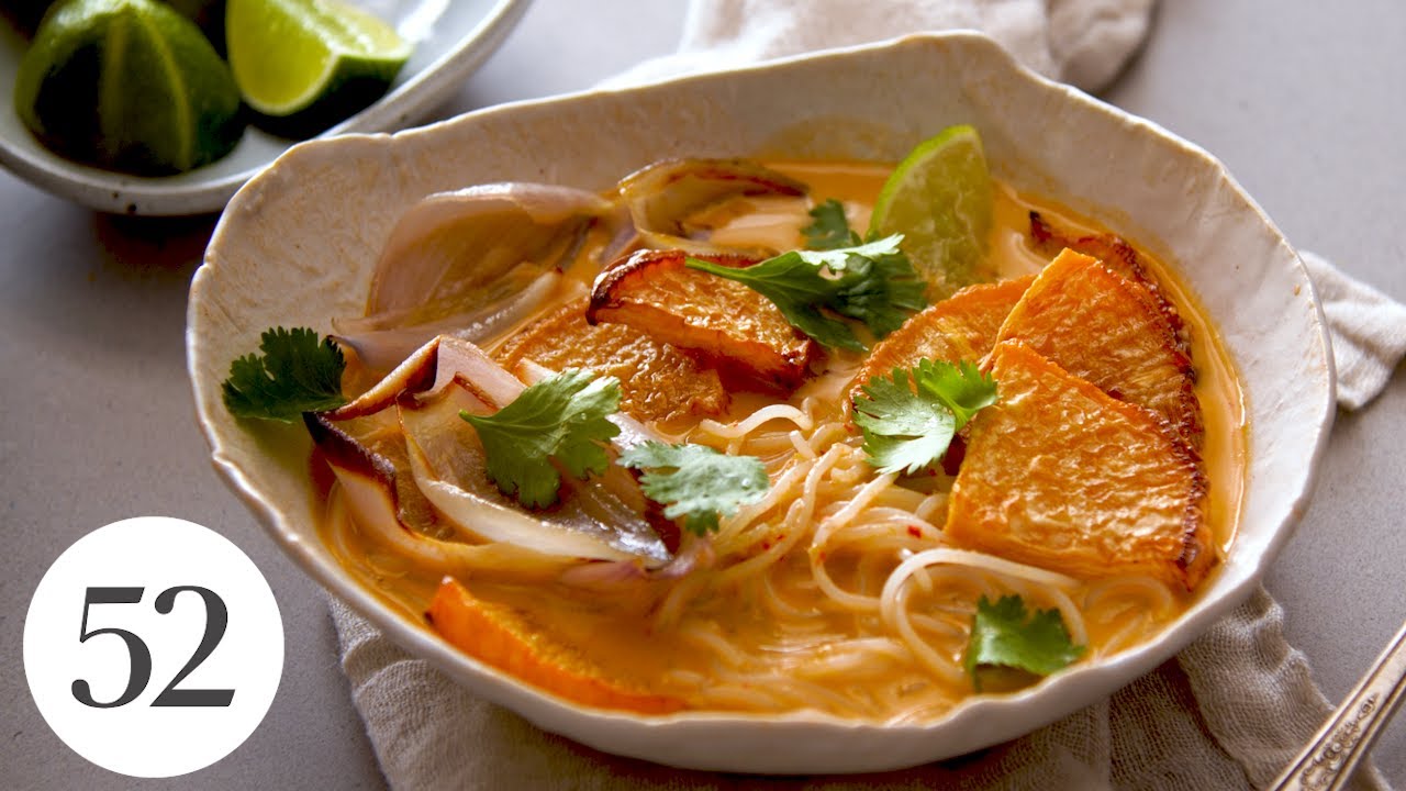 How to Make Rich, Vegan Laksa Noodle Soup | Food52 + LG Studio - YouTube