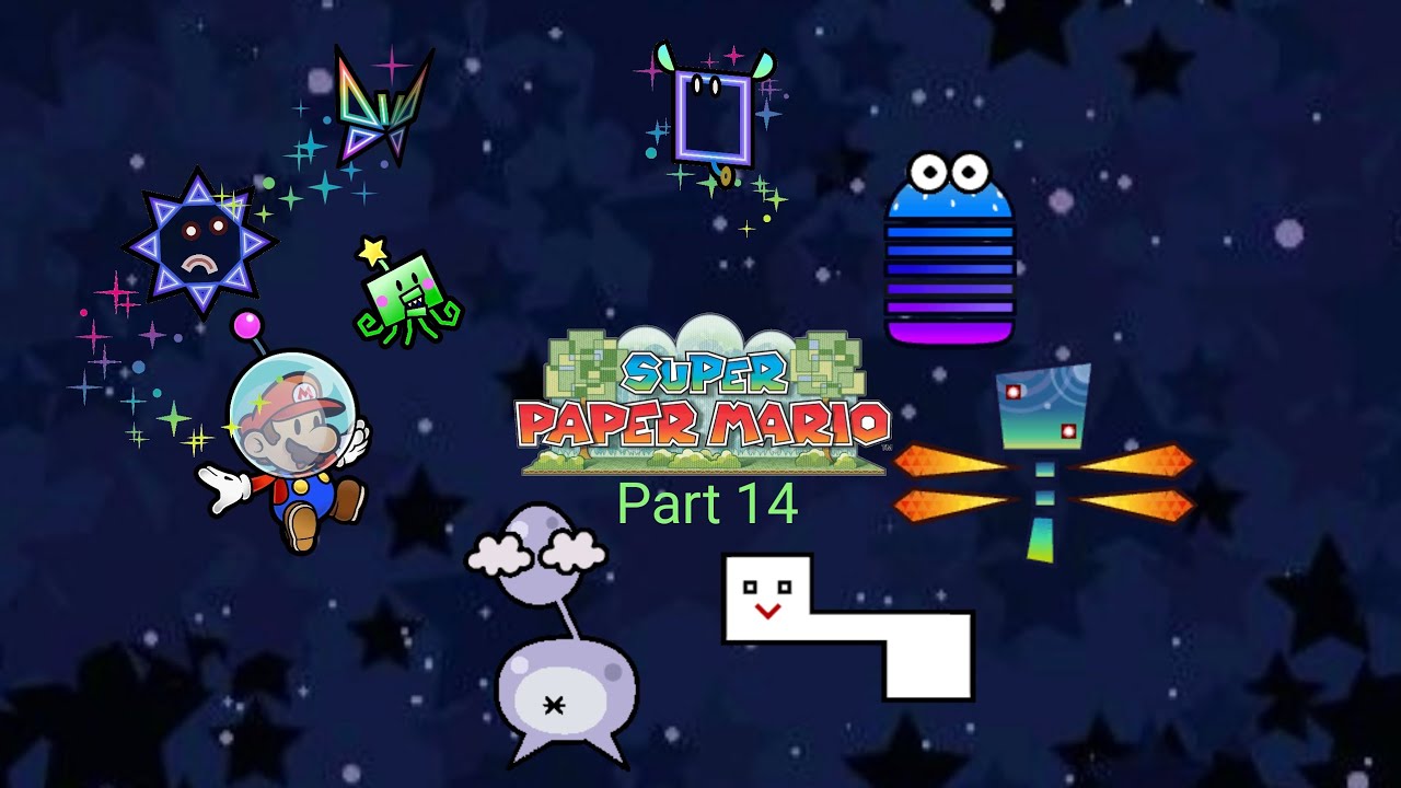 Super Paper Mario part 14 - Planet Blobule - YouTube