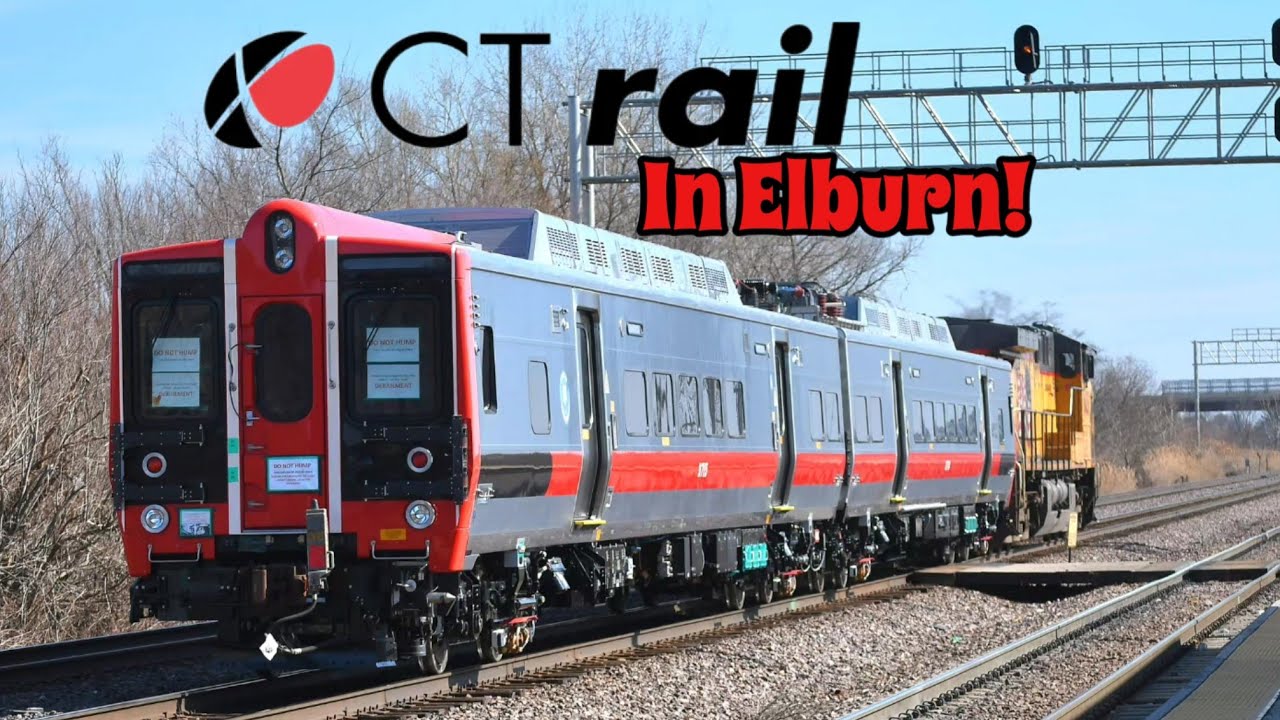 CT Rail Passenger Train Set Elburn, Illinois 2-23-2024 - YouTube
