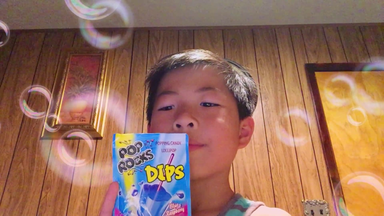 Eating pop rocks and dip - YouTube
