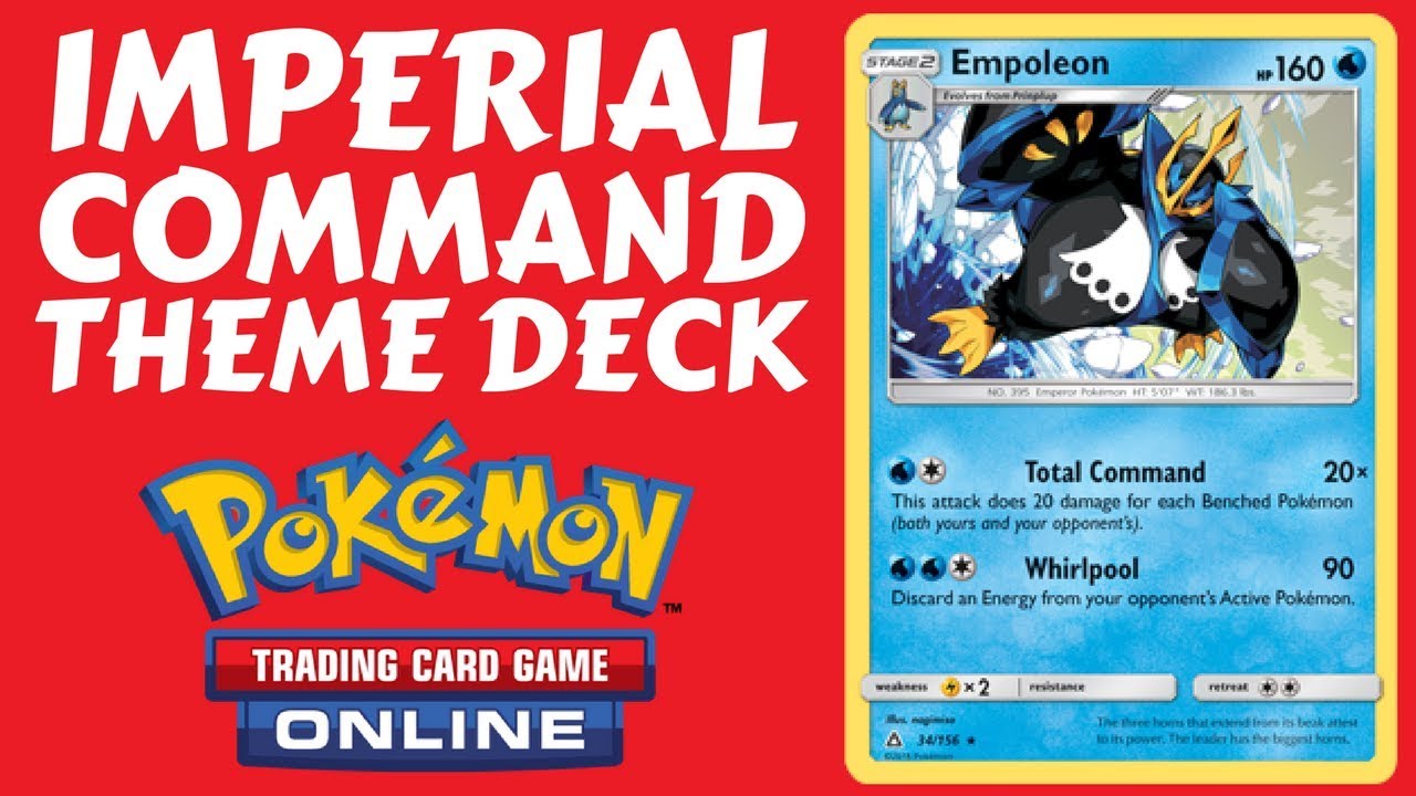 IMPERIAL COMMAND THEME DECK GUIDE | INCREDIBLE EMPOLEON | Pokemon TCG ...