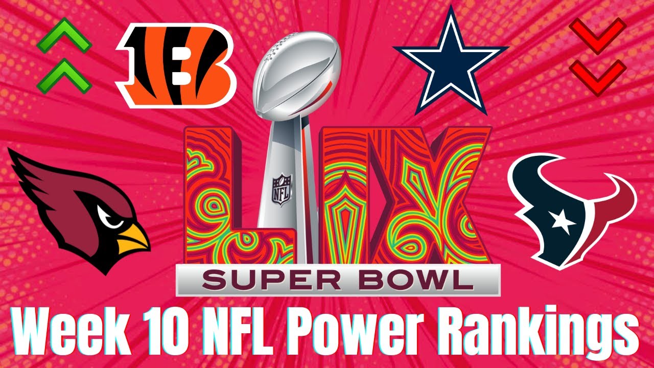 Week 10 NFL Power Rankings! - YouTube
