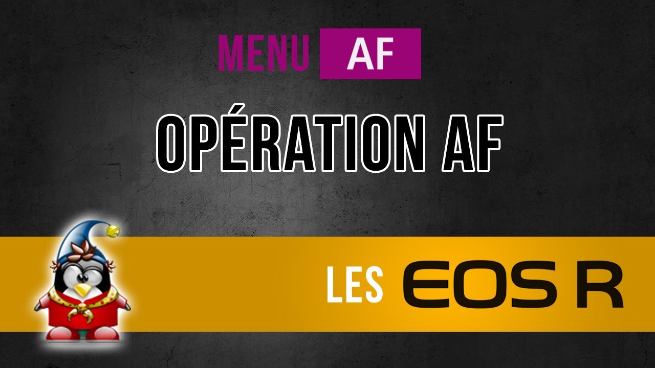 Les menus des Canon R - Opération AF - YouTube