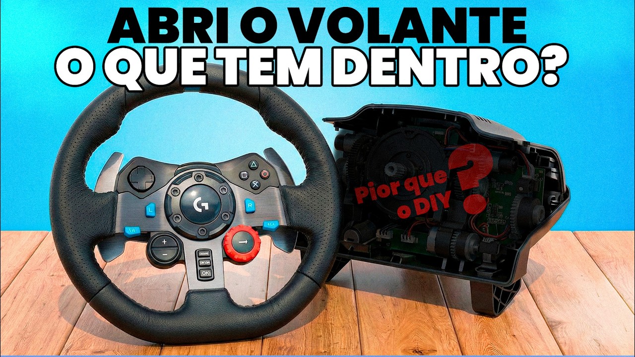 O que tem dentro de um Volante Logitech? É melhor que o Volante Caseiro ...