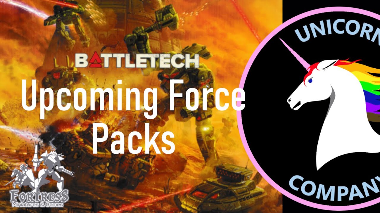 BattleTech Force Pack Upcoming Release News | House Kurita and House Davion Force Packs - YouTube