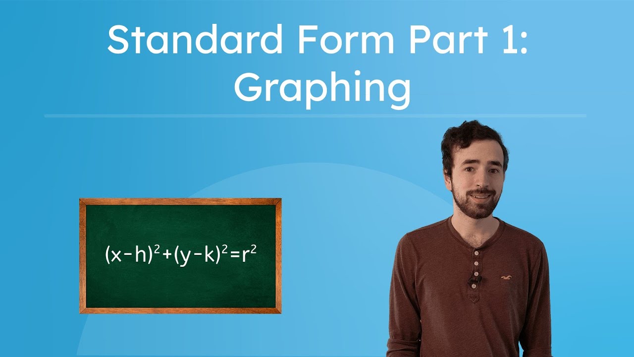Standard Form Part 1: Graphing - Circle Equations - YouTube