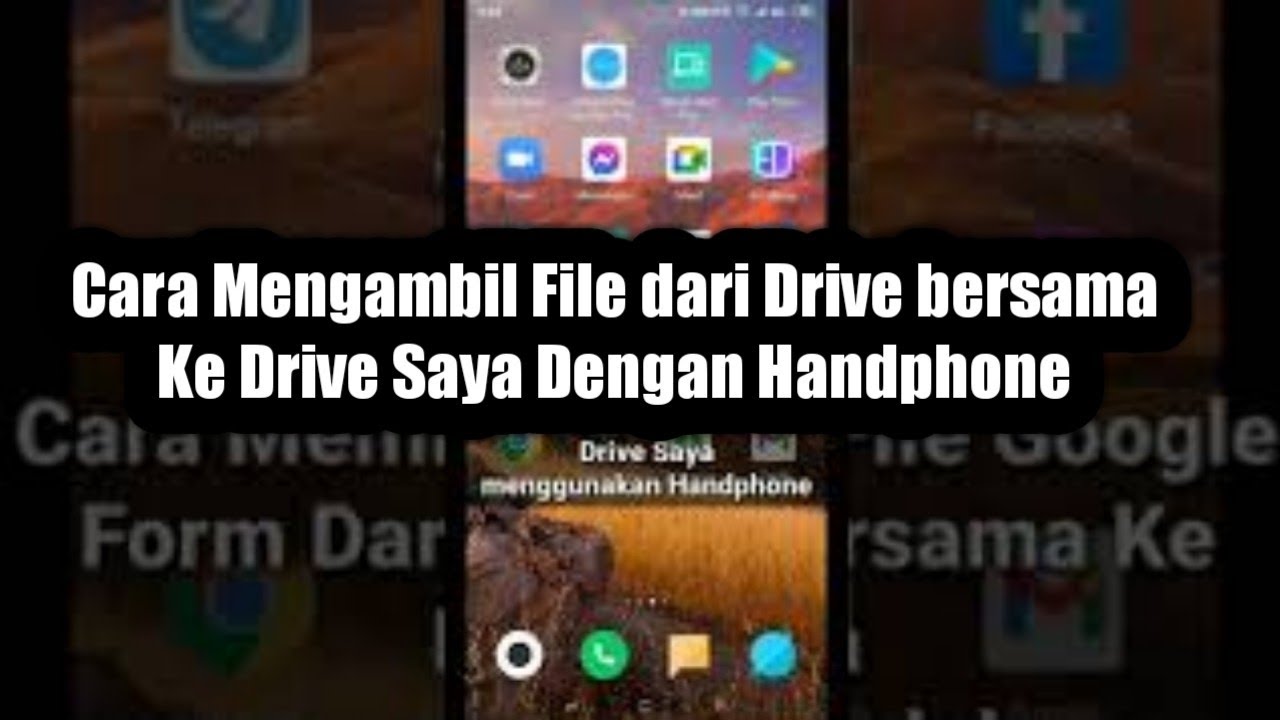Cara Memindahkan File Dari Drive Bersama Ke Drive Saya Dari Handphone ...