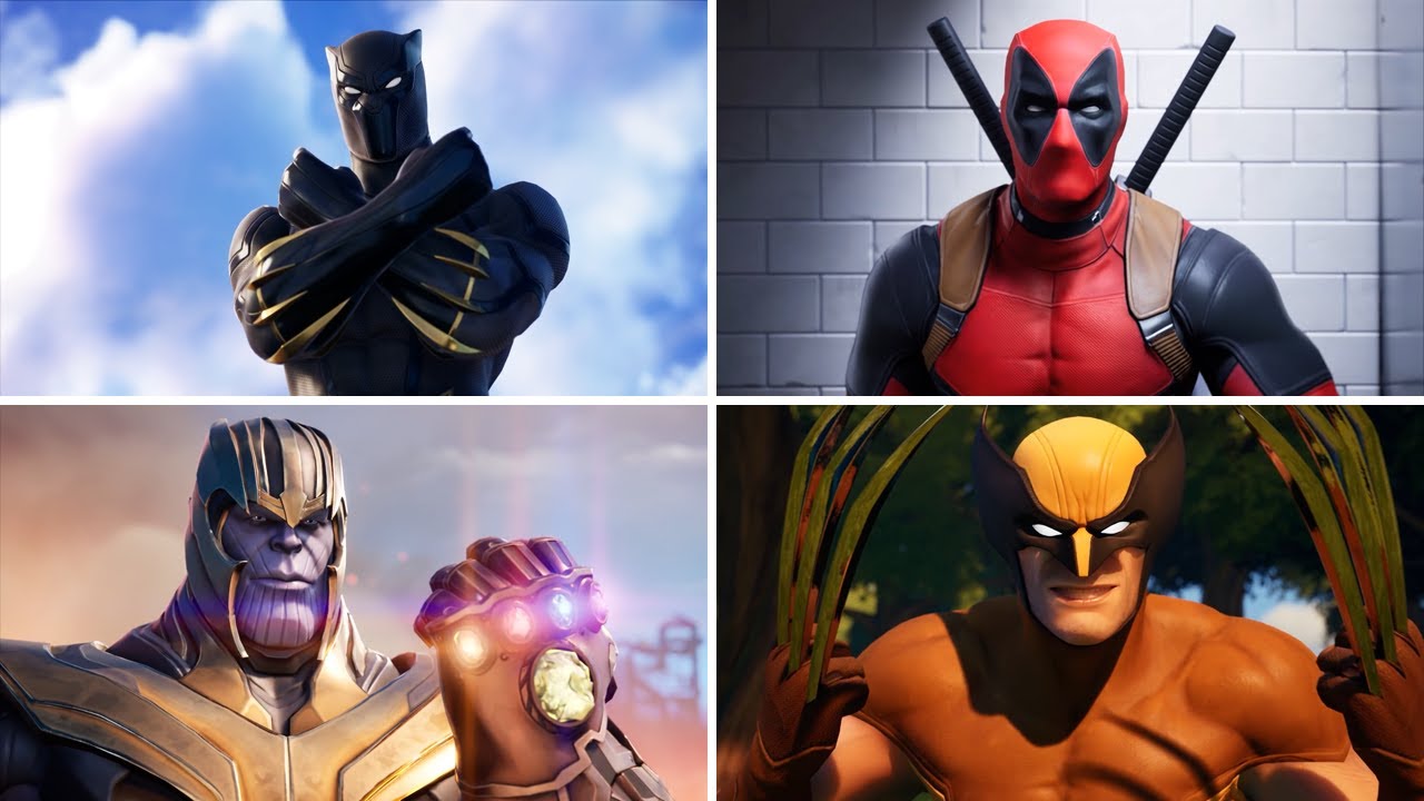 FORTNITE ALL MARVEL CROSSOVER TRAILERS (Seasons 1 – 15) - YouTube