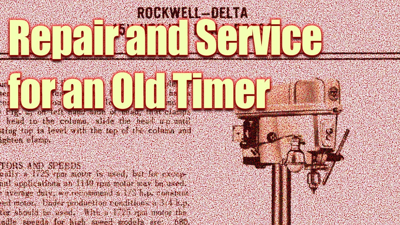 New (Old) Drill Press Repair - YouTube