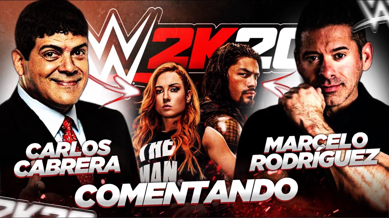 CARLOS CABRERA y MARCELO RODRÍGUEZ en WWE 2K22 *Comentaristas en ...