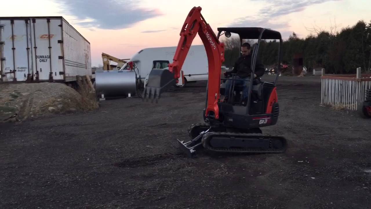 Kubota kx41-3 - YouTube