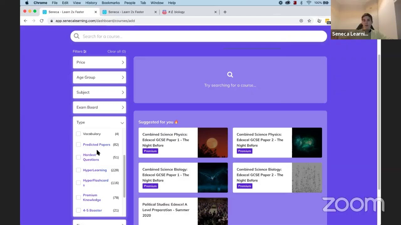 Homeschooling with Seneca - YouTube