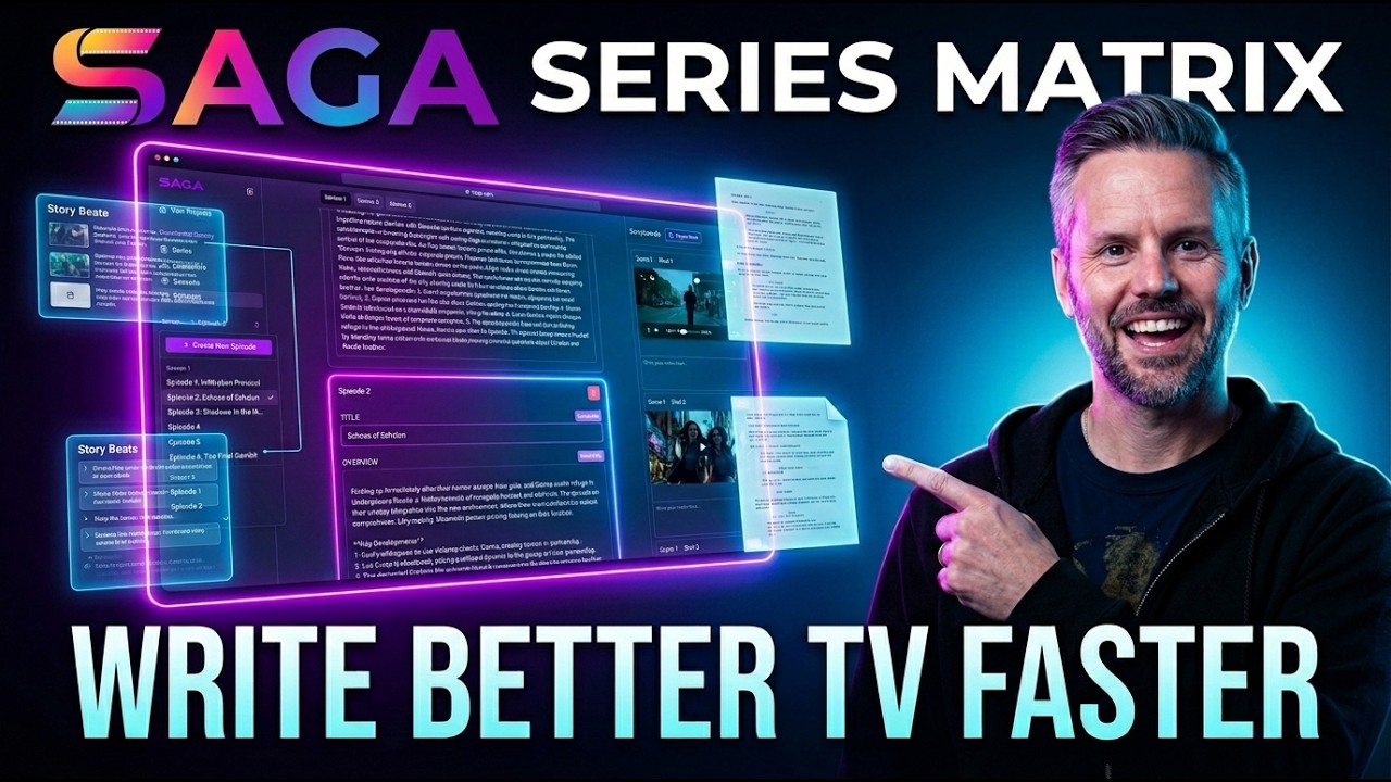 How to Write a TV Series Faster with Saga’s New Series Matrix ️📺 - YouTube