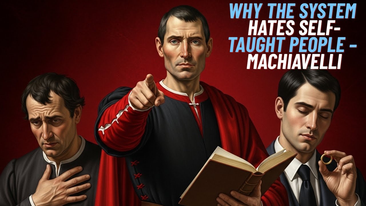 Why the SYSTEM hates self-taught people – Machiavelli - YouTube