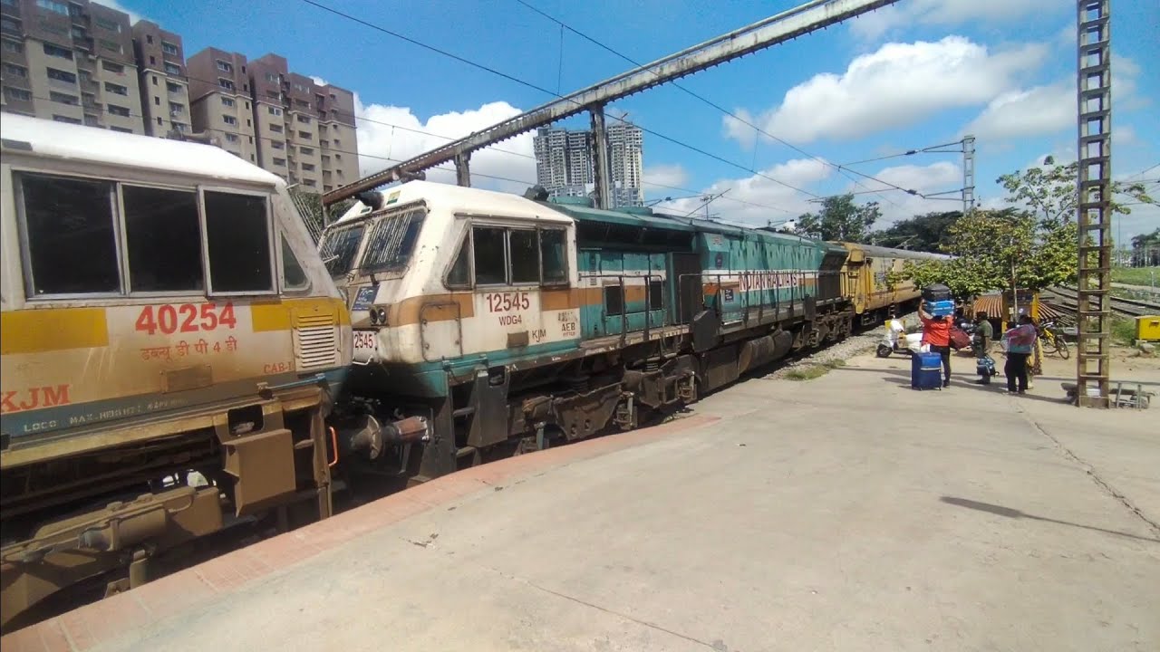 Yeshwantpur Intercity SF Express Train :: Hassan to Yeshwantpur - WDP4D ...