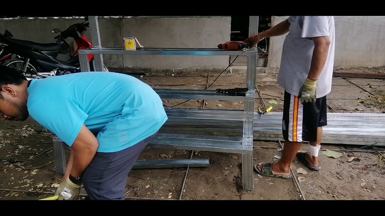 How to make Metal Studs Plant Stand | DIY - YouTube