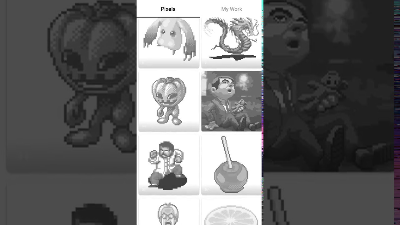 PixelDot - Sandbox Color by Number Coloring Pages - YouTube