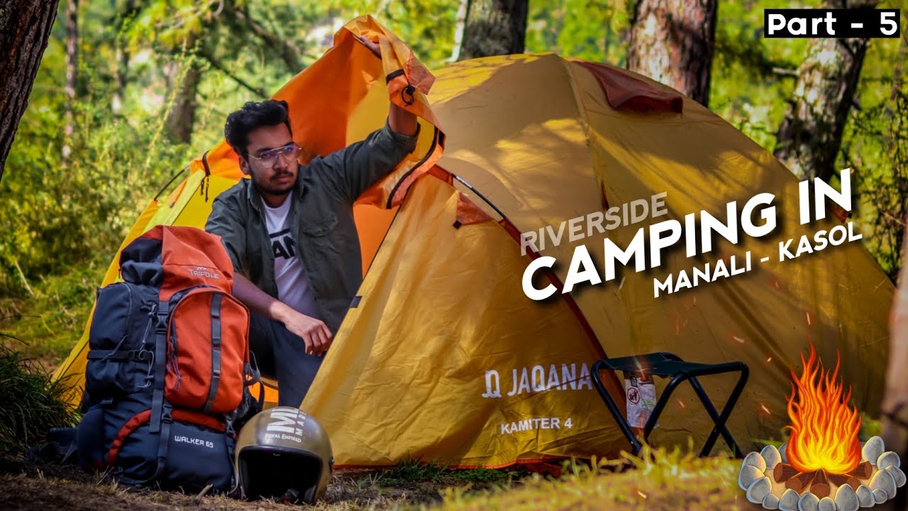 Riverside Camping In Kasol || Bonfire - Dj Night & Fun || The Virtual ...