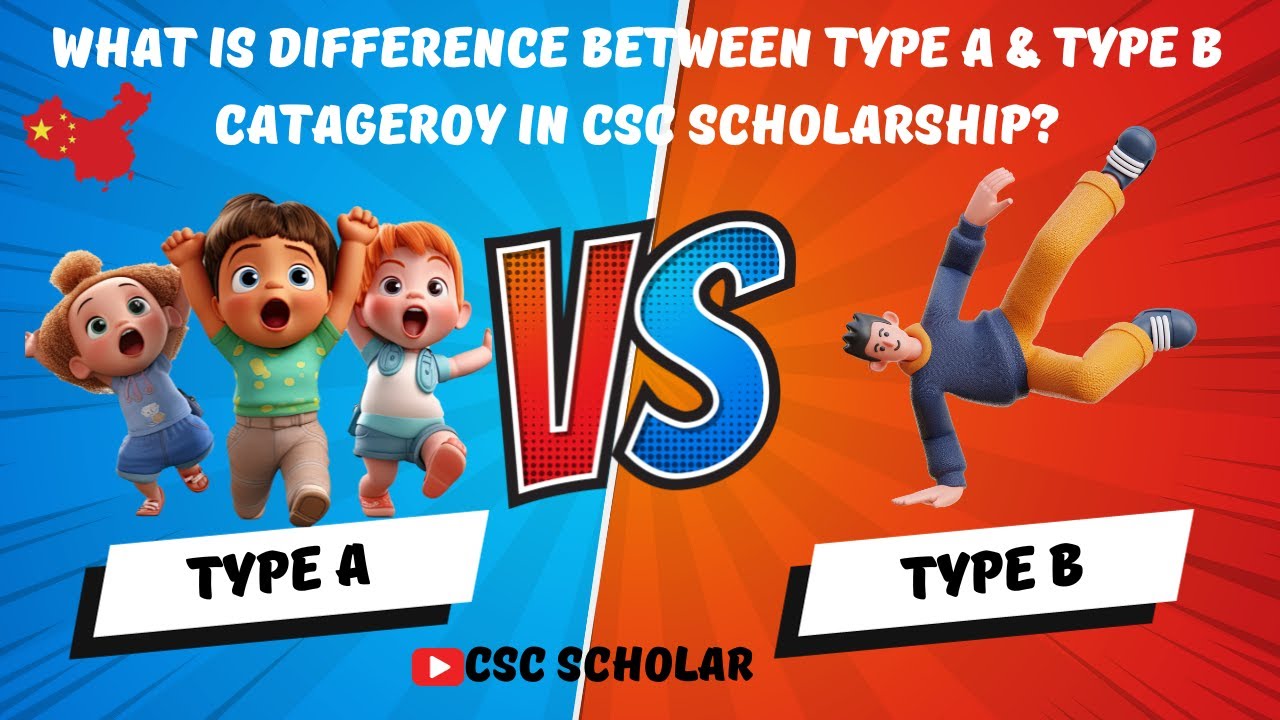 What is difference between Type A & Type B Category/CSC scholarship ...