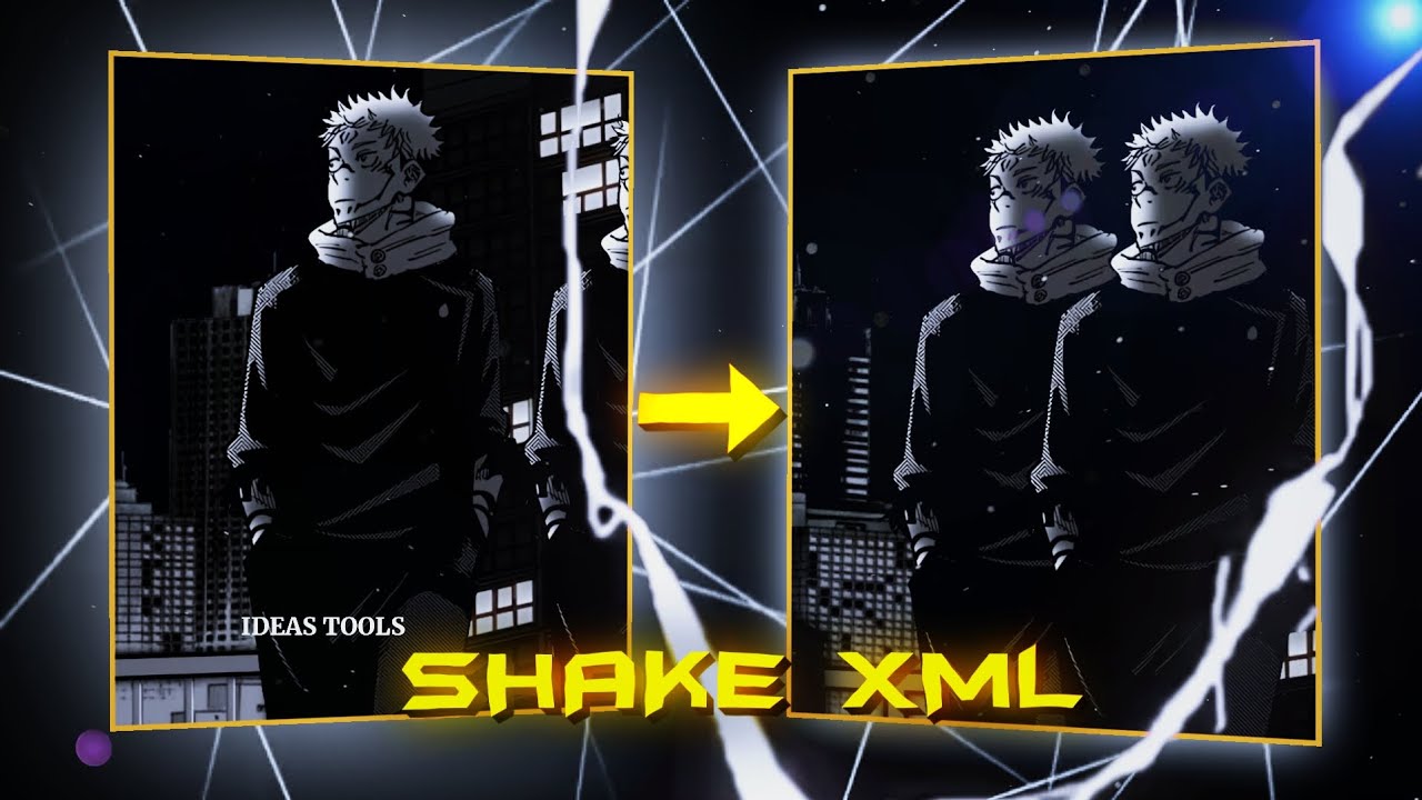 Easy Manga shake Effect xml | Alight Motion - YouTube