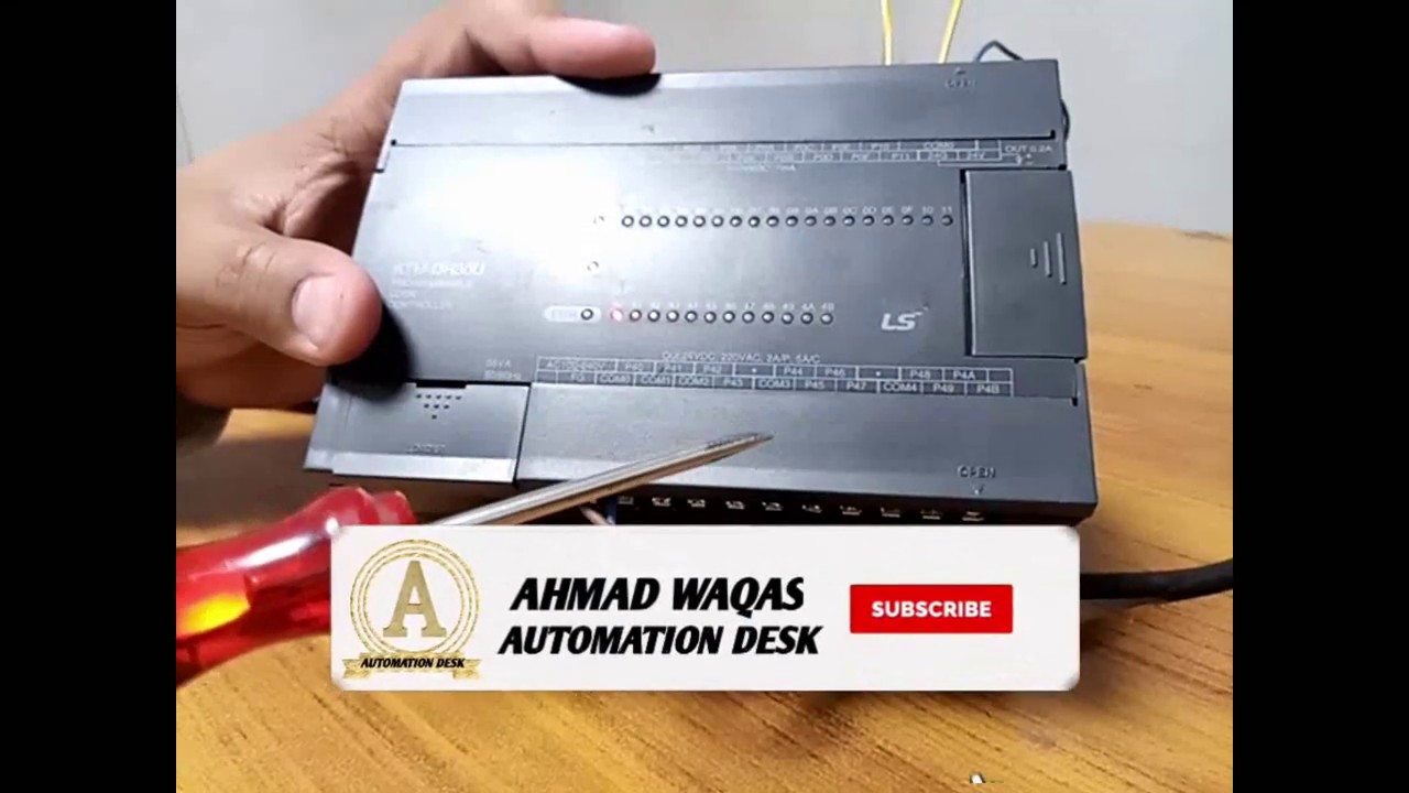 LS PLC HARDWARE INTRODUCTION & CONTROL WIRING/SINK SOURCE WORKING/PNP ...