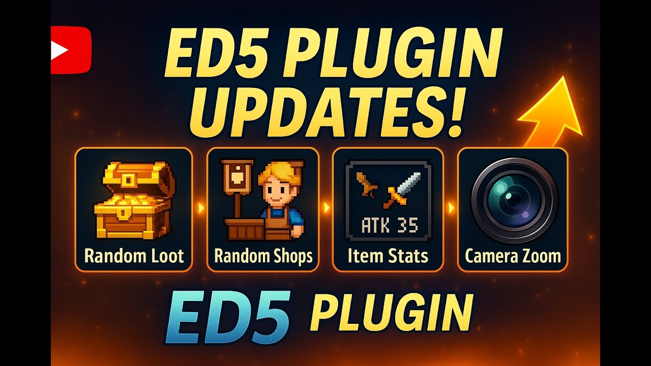 ED5 Plugin Updates – 4 Powerful New Tools for RPG Maker MZ! - YouTube