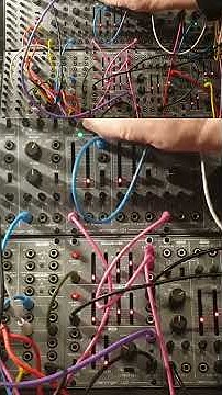 Behringer System 100 with two sequencers - YouTube