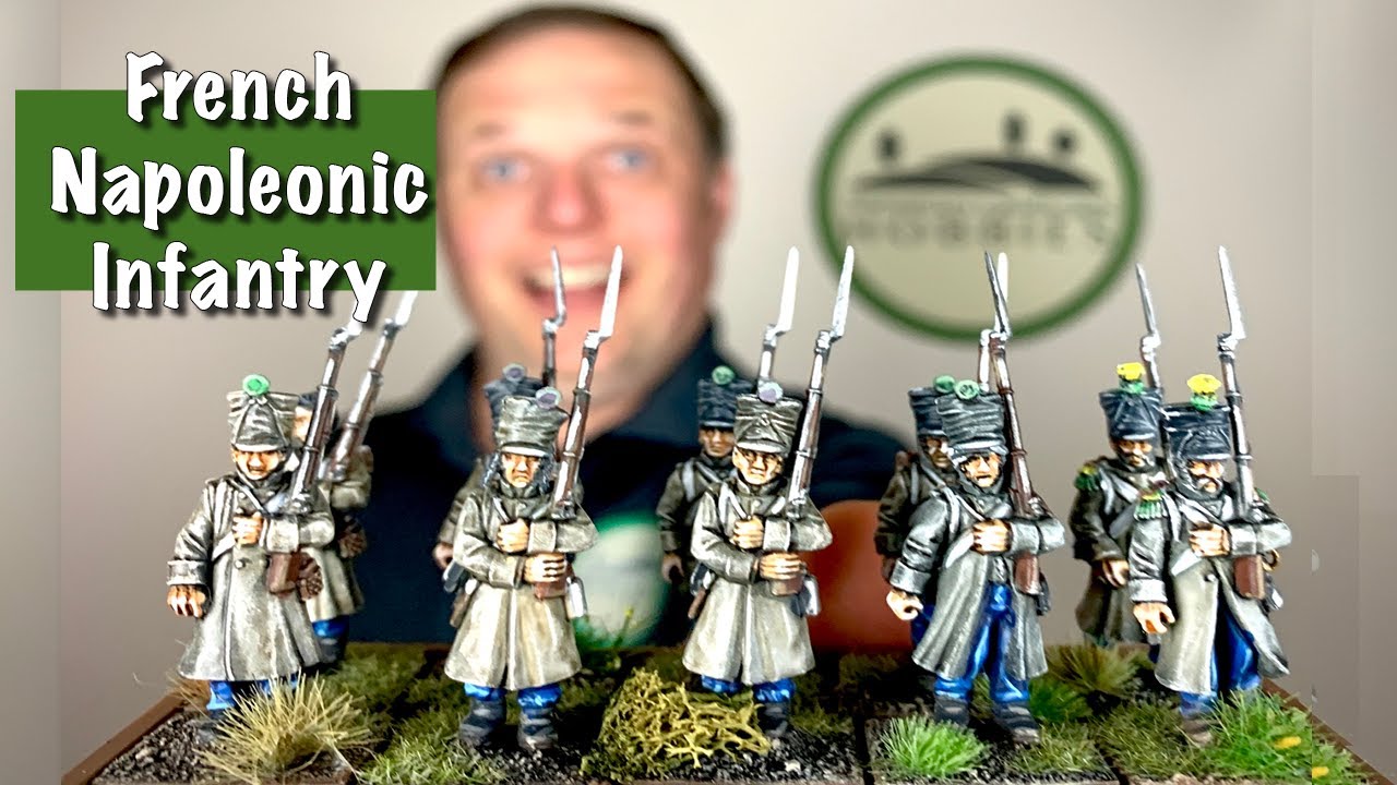 How To Paint Napoleonic French Infantry: Wargame Models| Black Powder ...