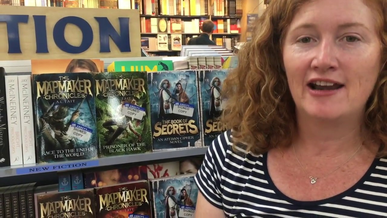 A L Tait with The Mapmaker Chronicles & The Book of Secrets - YouTube
