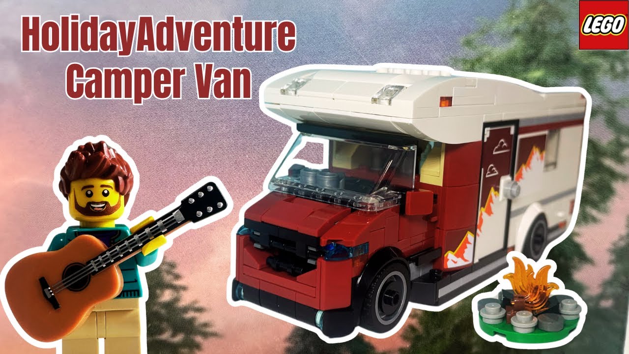 LEGO Holiday Adventure Camper Van - Timelapse and review - YouTube