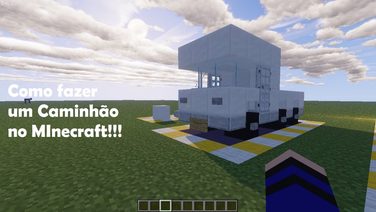 Minecraft Construções #1, como fazer um caminhão no Minecraft - YouTube