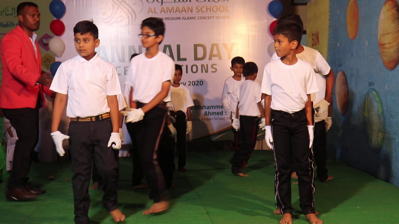 Acrobatics show.. Al Amaan school annual day celebration 29/02/2020 ...