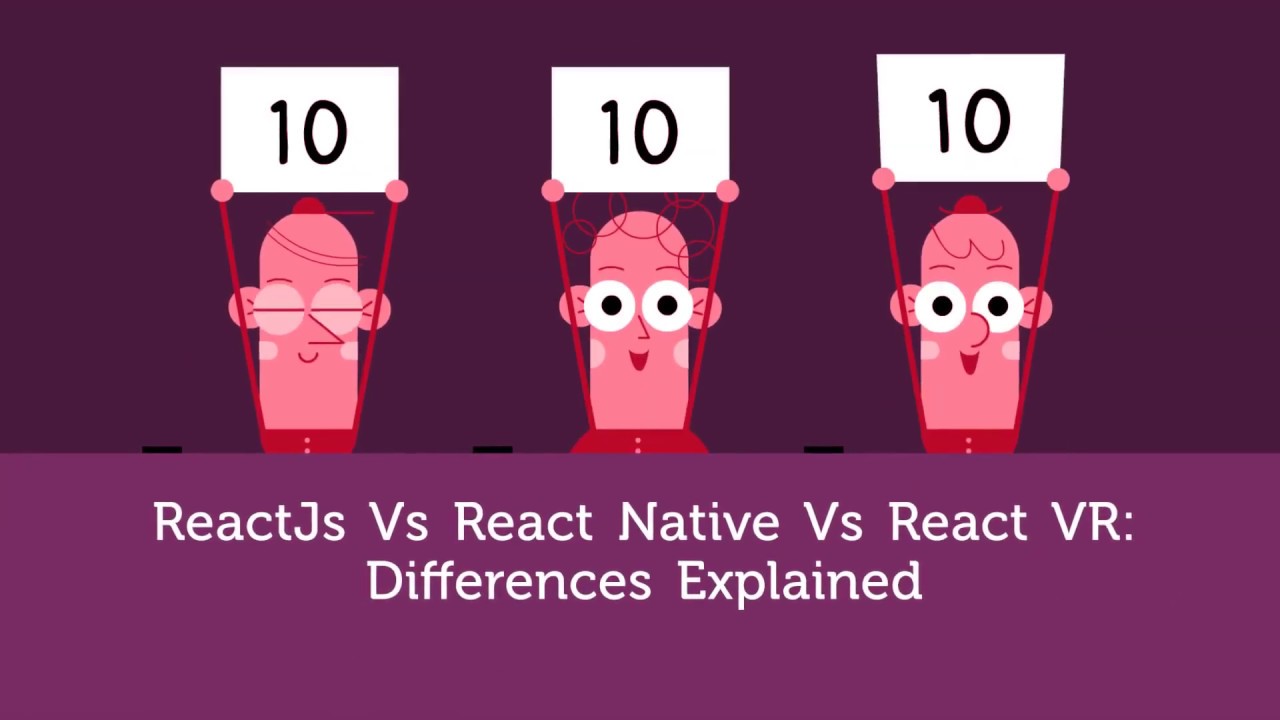 ReactJs Vs React Native Vs React VR: Differences Explained - YouTube