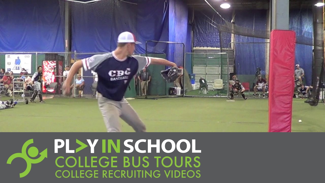 Brett Percival Pitching - CBC Baseball - www.PlayInSchool.com - YouTube