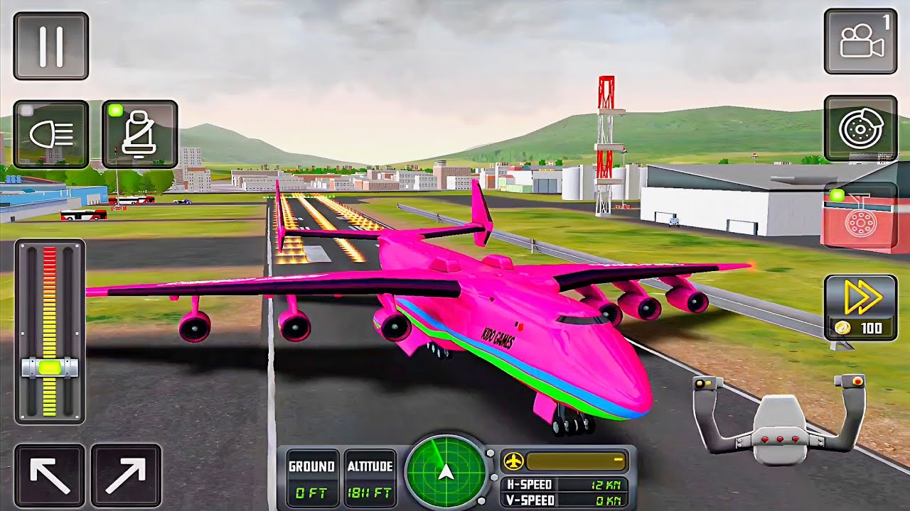 Boeing 747 City Air plane Emergency Pilot 3D - Flight Airplane ...