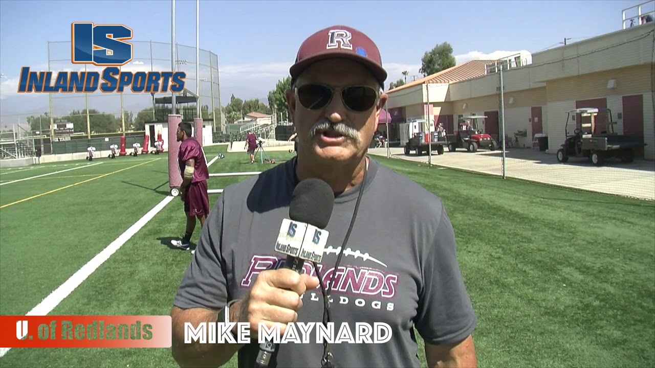 U. of Relands Football Coach Mike Maynard - YouTube