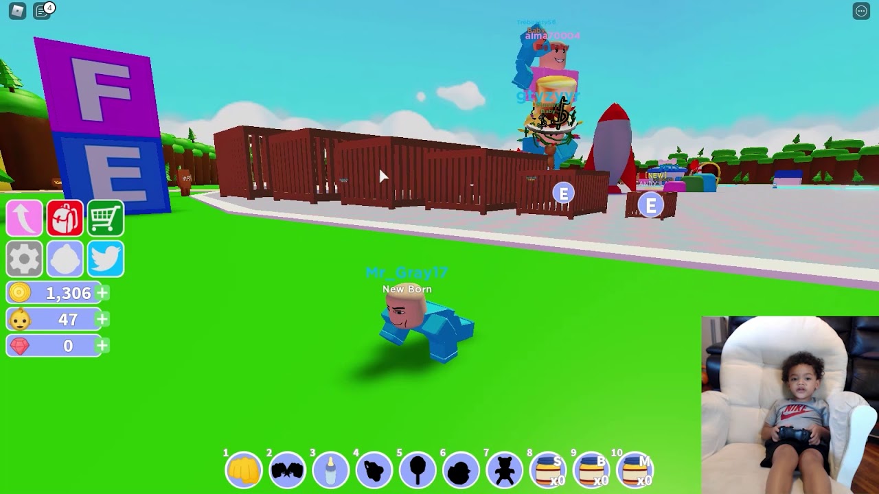 Roblox Baby Simulator - YouTube